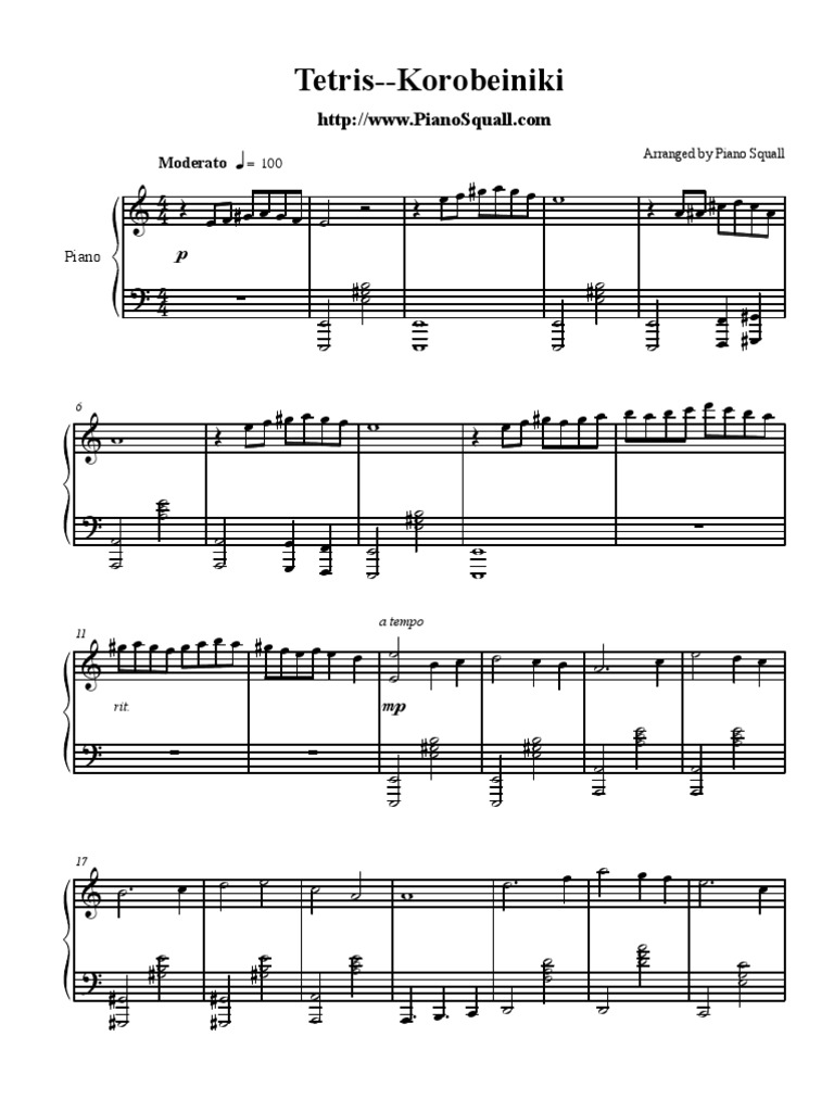 Tetris Theme | PDF
