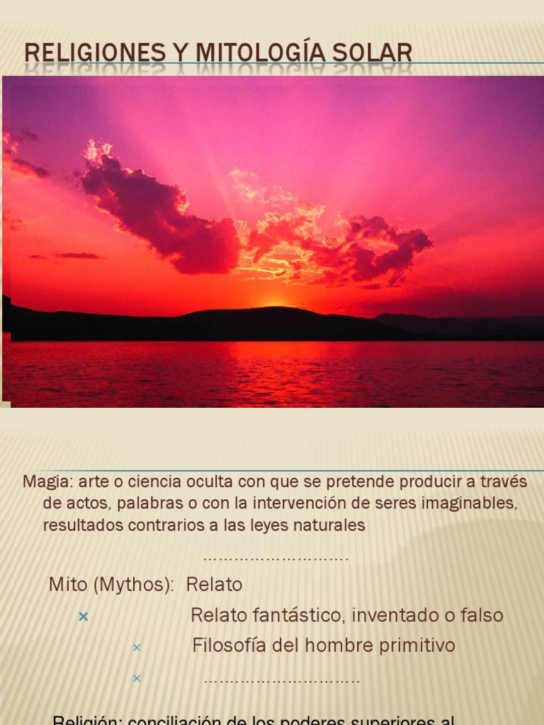 Dioses Solares y Mitos Antiguos | PDF