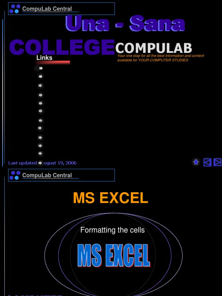 Excel Chapter 3 | PDF | Typefaces | Microsoft Excel