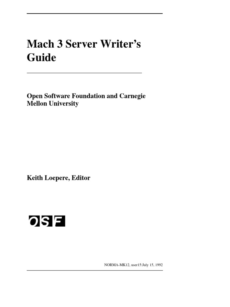 Mach 3 Server Writer S Guide Pdf C Programming Language Parameter Computer Programming