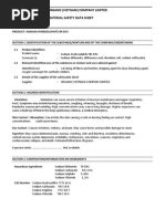 MSDS Nalcool 2000 PDF | PDF | Toxicity | Water