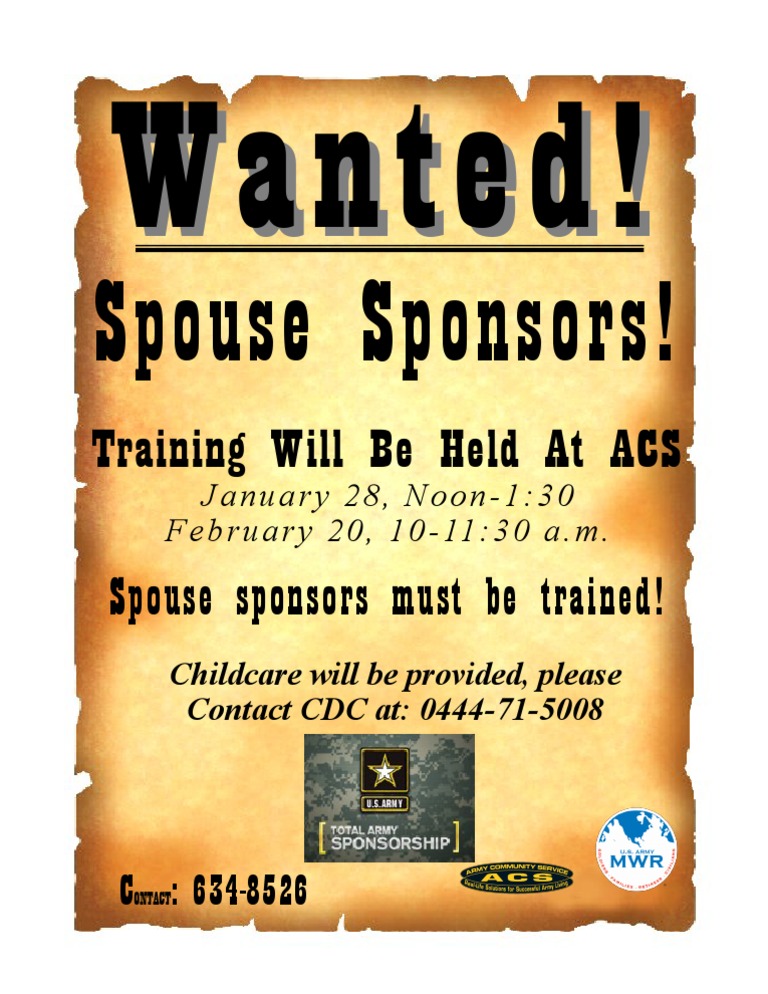 Spouse Sponsorship Training | PDF | Self-Improvement
