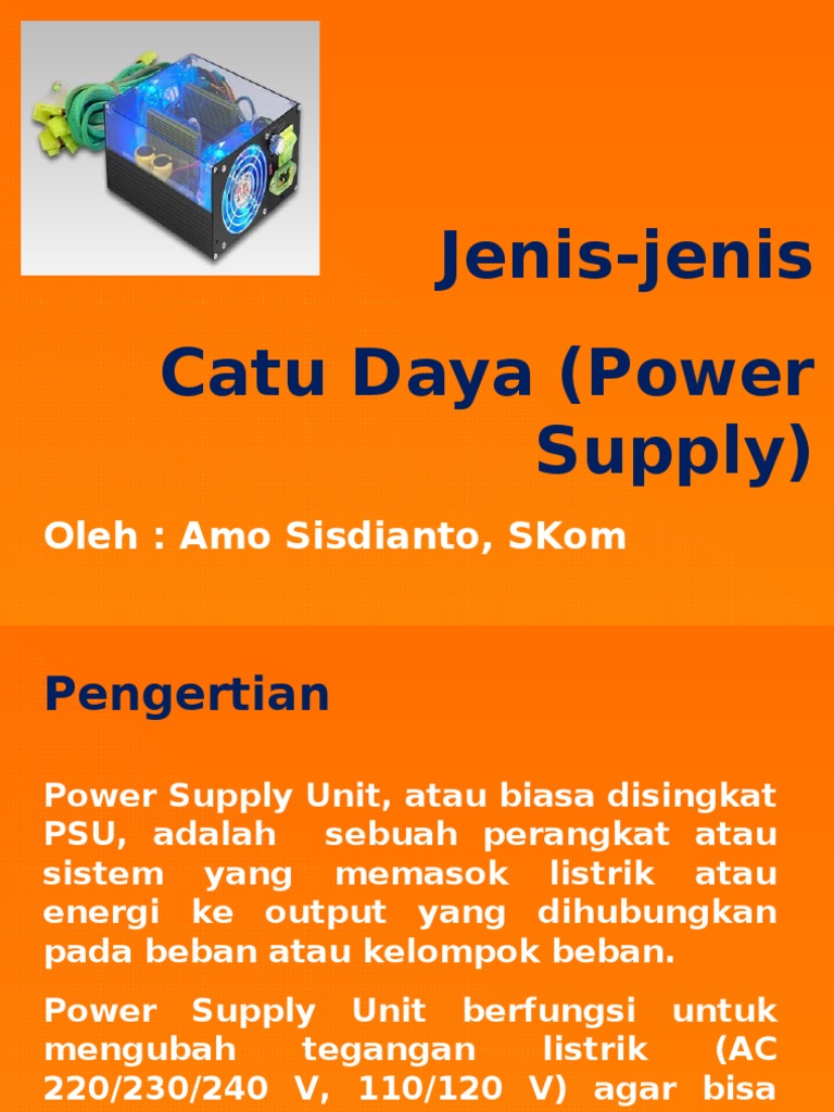 Jenis-Jenis Power Supply | PDF