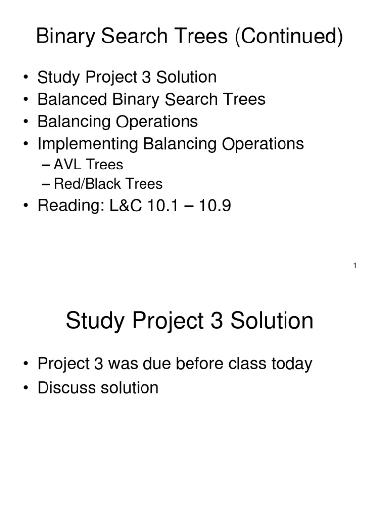 Binary Search Trees (Continued) | PDF | Computer Programming | Computing
