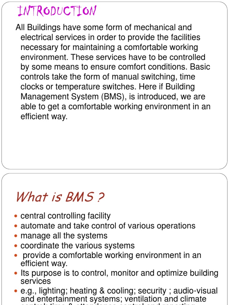 Introduction to Building Management Systems | PDF | Closed Circuit ...