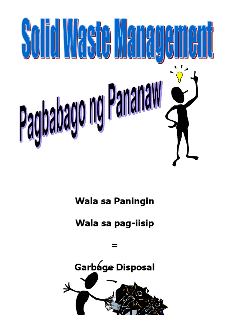 Proper Waste Disposal | PDF