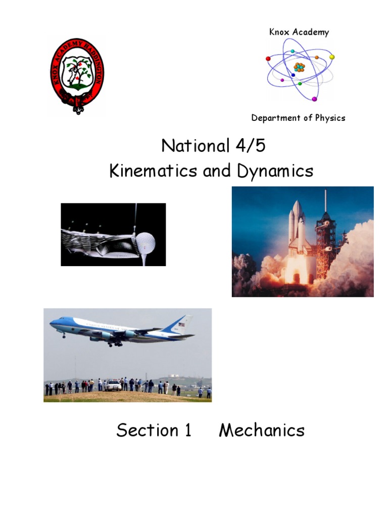 Kinematics and Dynamics Worksheets | PDF | Weight | Force