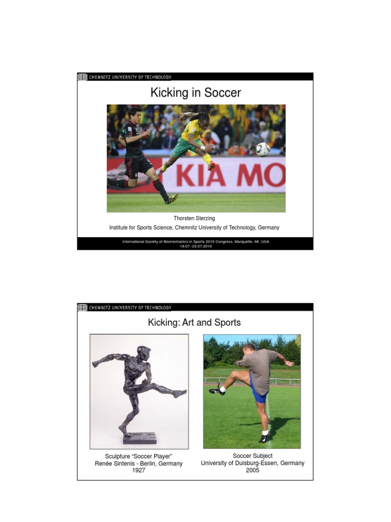 Kicking in Soccer: Kicking: Art and Sports | PDF | Shoe | Anatomical ...