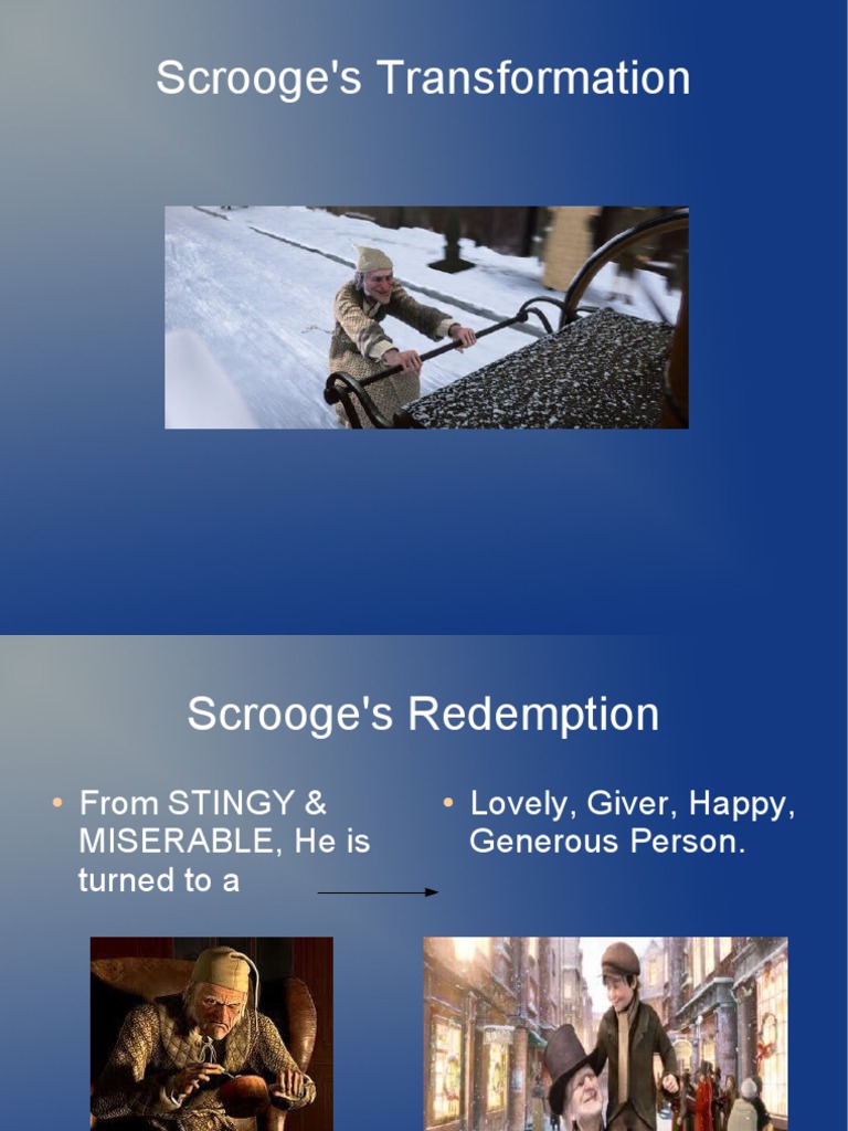 Ebeneezer Scrooge | PDF | A Christmas Carol | Ebenezer Scrooge