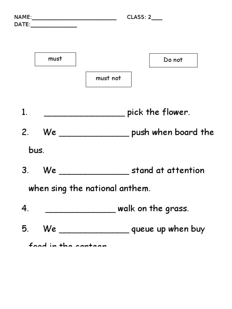 Worksheet Year 2 | PDF