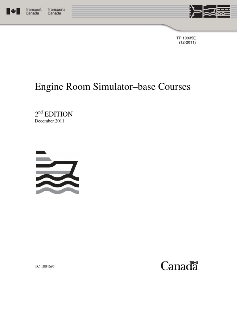 Engine Room Simulator-Base Courses: 2 Edition | PDF | Simulation | Engines
