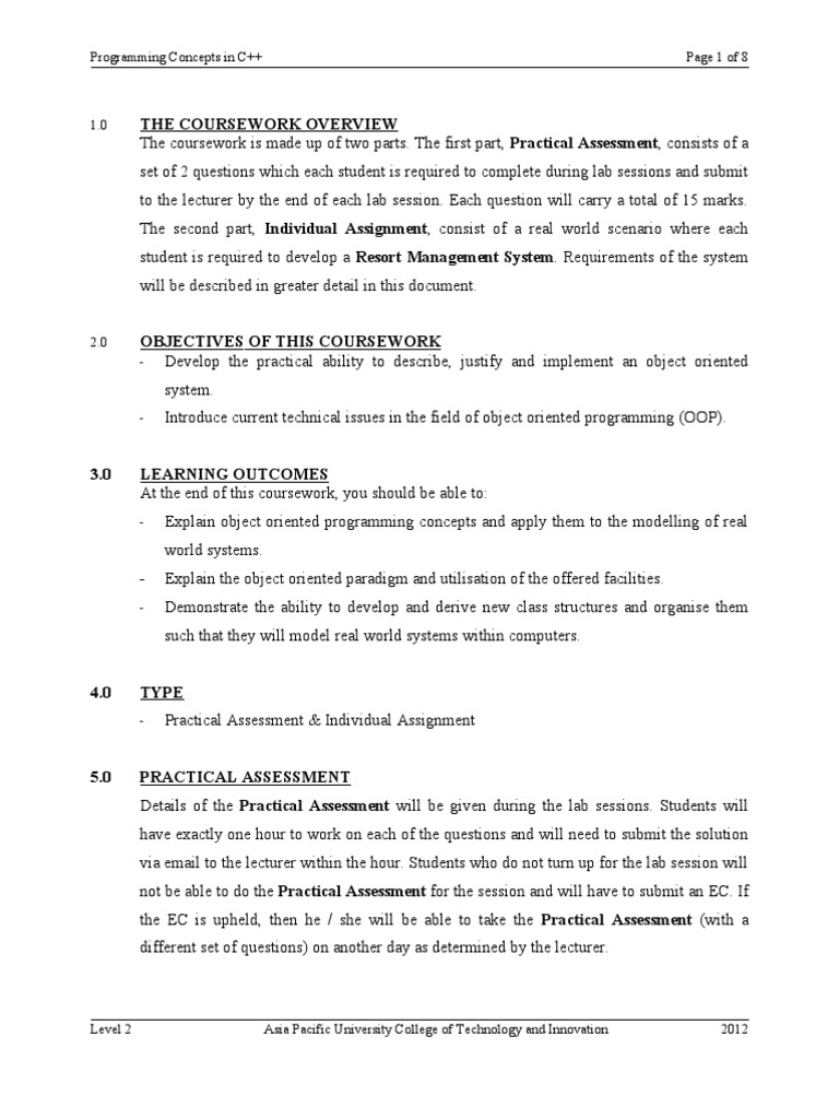 PCPP Assignment Question | PDF | Object Oriented Programming | C++
