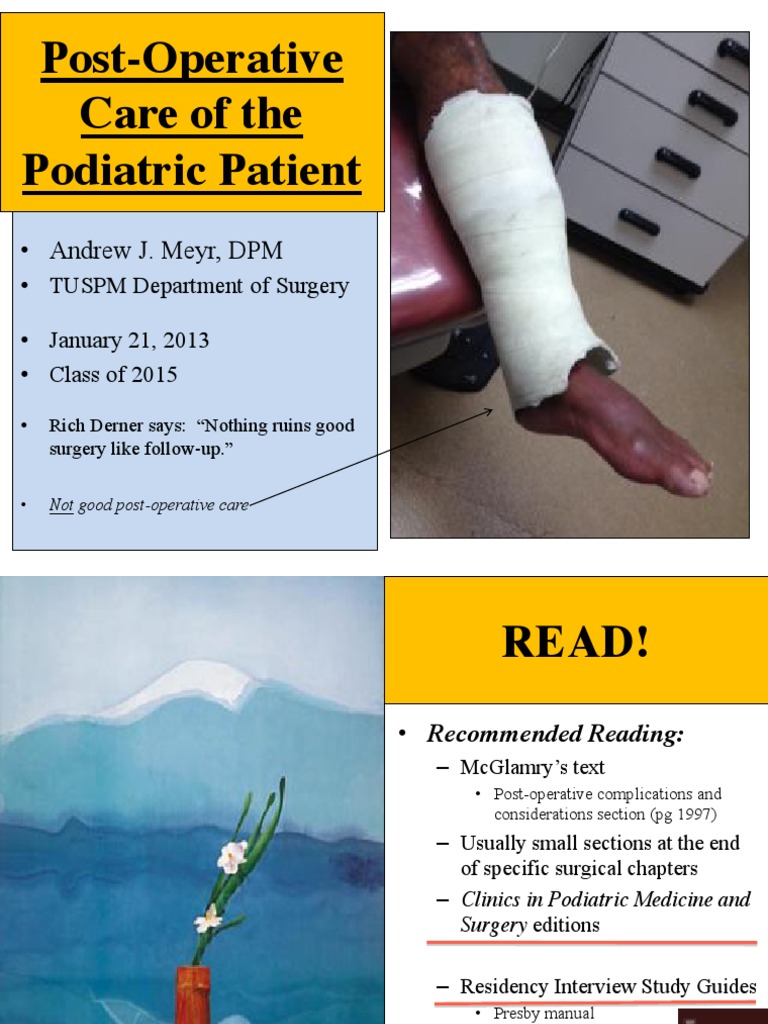 Post Op Care | Download Free PDF | Thrombosis | Surgery