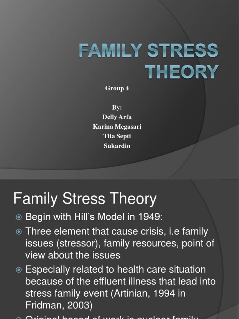 Family Stress Theory Explained | PDF | Coping (Psychology) | Stress ...