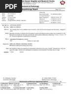 Blood Cancer Test Report Summary | PDF
