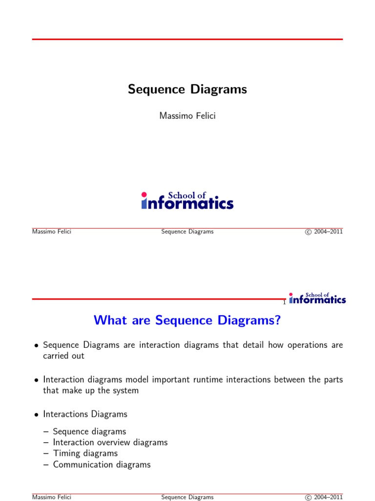 Sequence Diagrams PDF | PDF | Control Flow | Unified Modeling Language