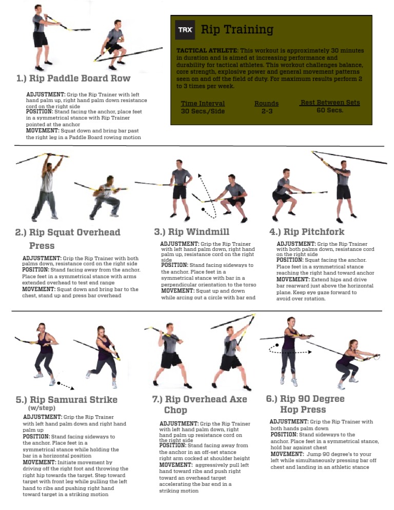 Rip Training: 1.) Rip Paddle Board Row | PDF | Sports | Recreation