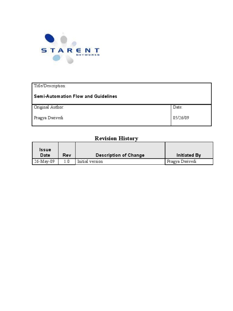 Guidelines For Semi Automation | PDF | Application Programming ...