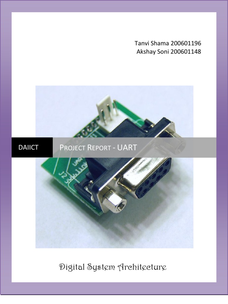 Uart Receiver Verilog Code | PDF | Electronic Design | Areas Of ...