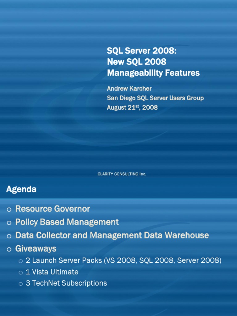 SQL Server 2008 | PDF | Microsoft Sql Server | Sql