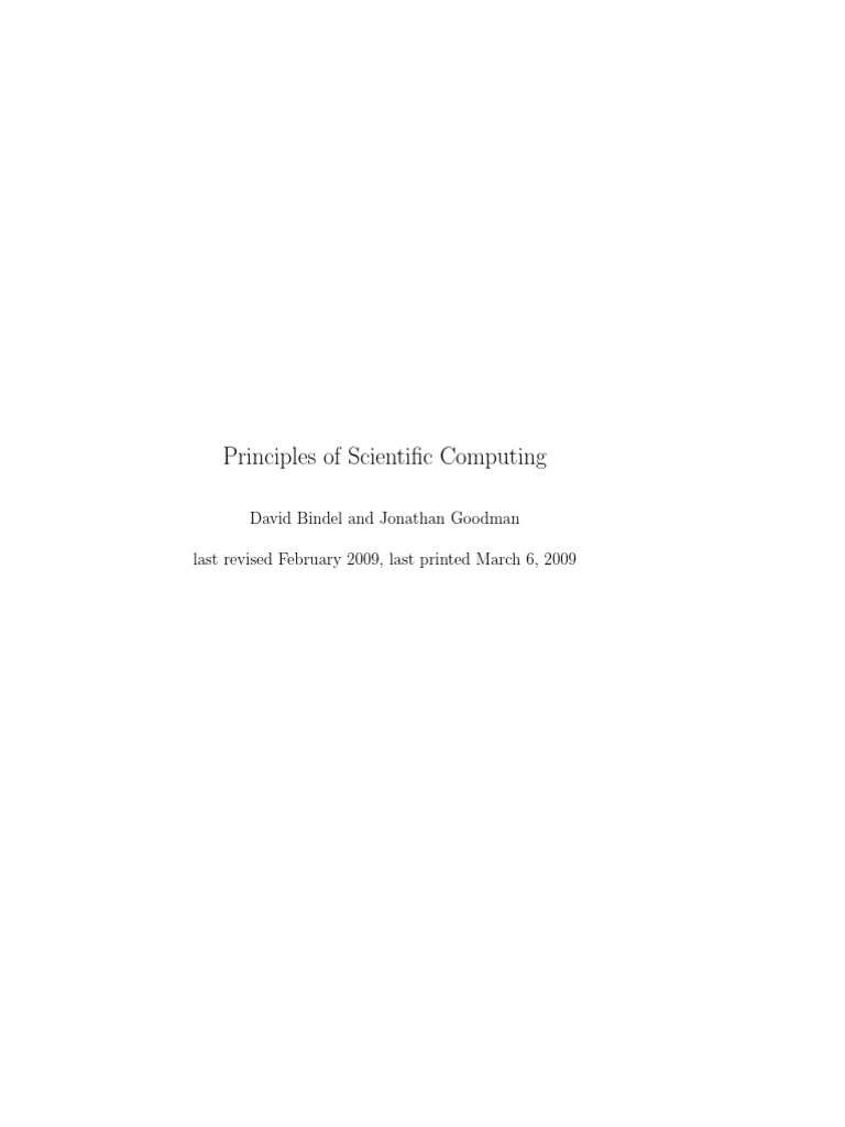 Principles of Scientific Computing | PDF | Integer (Computer Science ...