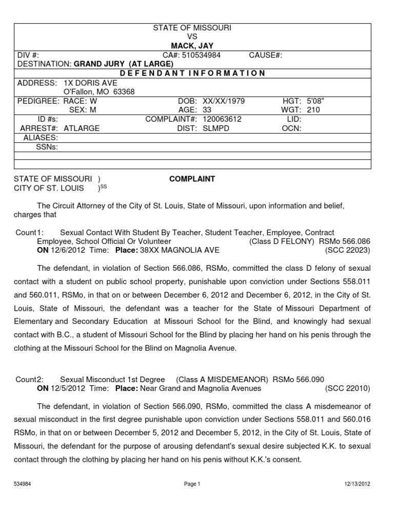 Jay Mack - Probable Cause | PDF | Probable Cause | Arrest Warrant