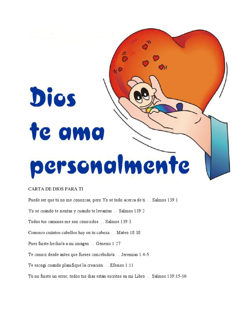 Carta de Dios: Amor y Esperanza para Niños | PDF | Literatura religiosa ...