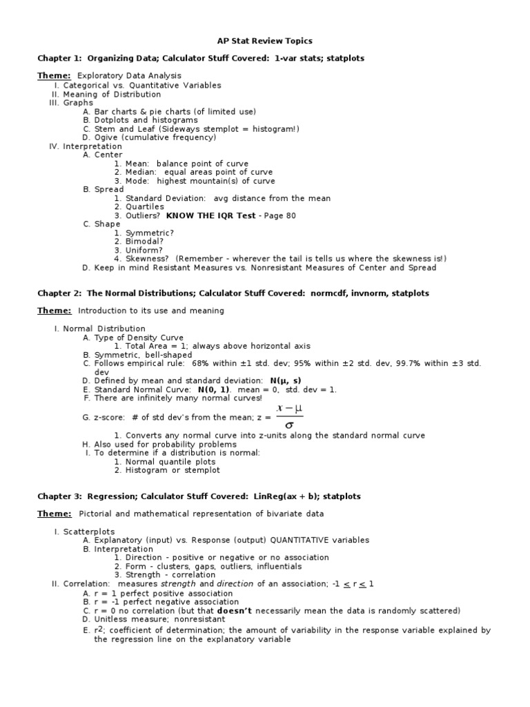 Ap Stats | Download Free PDF | P Value | Statistical Significance
