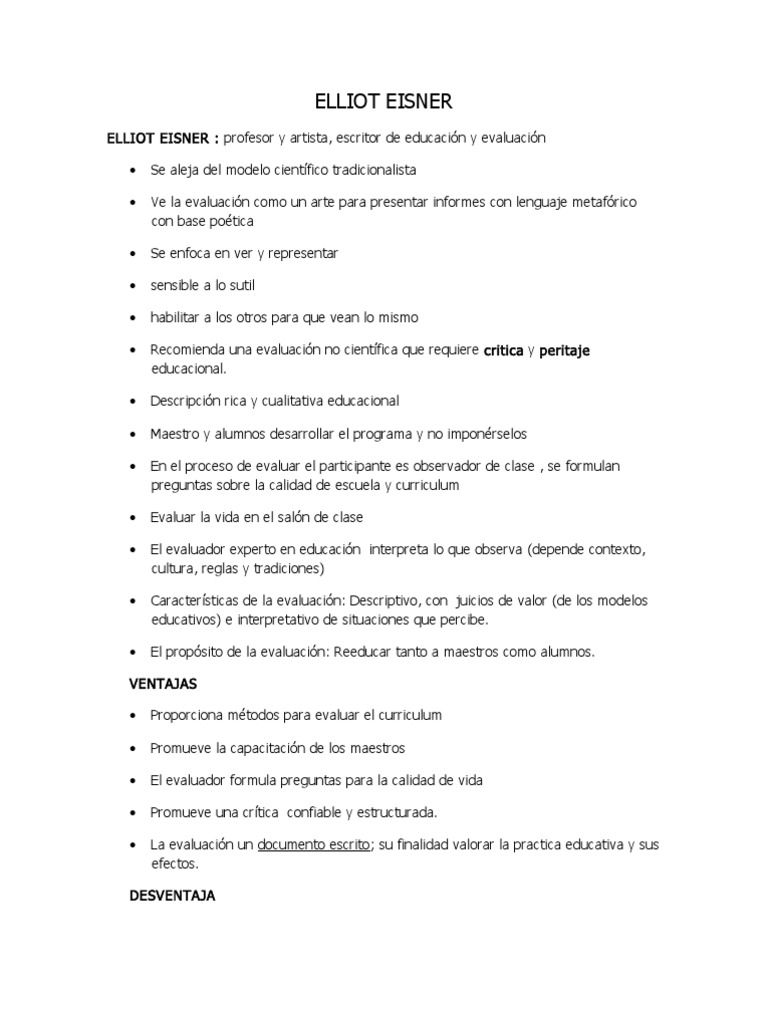 Elliot Eisner | PDF