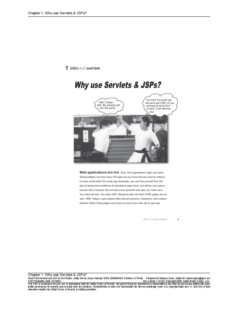 Head First Servlets and JSP | PDF | Java Server Pages | Fair Use