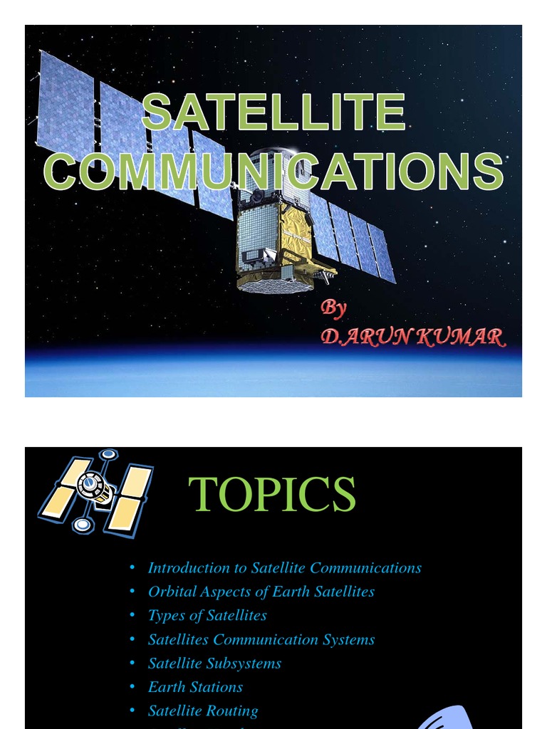 Satellite | PDF | Communications Satellite | Satellite