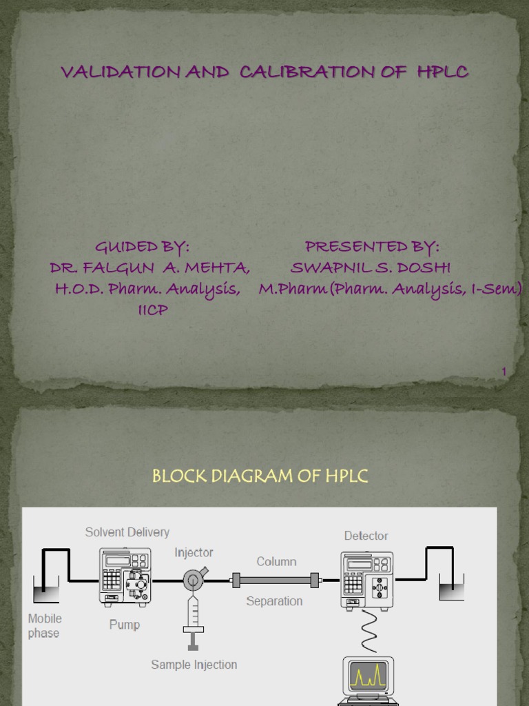 HPLC Validation | PDF | Verification And Validation | Accuracy And Precision