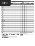 March Attendance Sheet for Employees | PDF