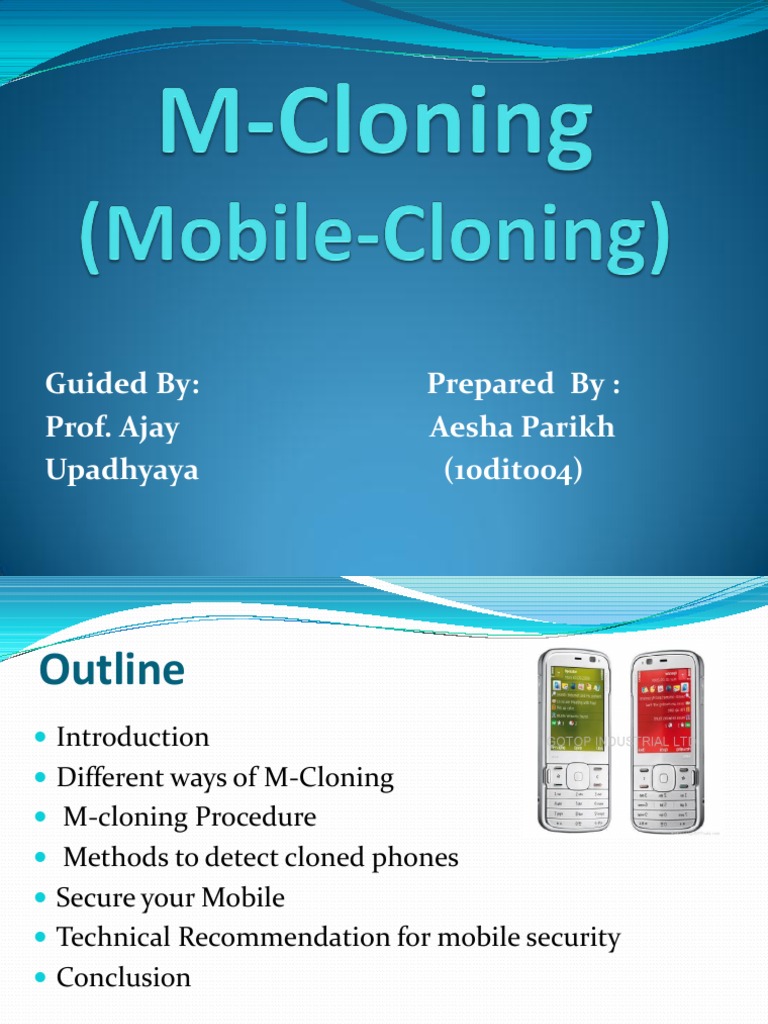 Mobile Cloning | PDF | Subscriber Identity Module | Mobile Phones