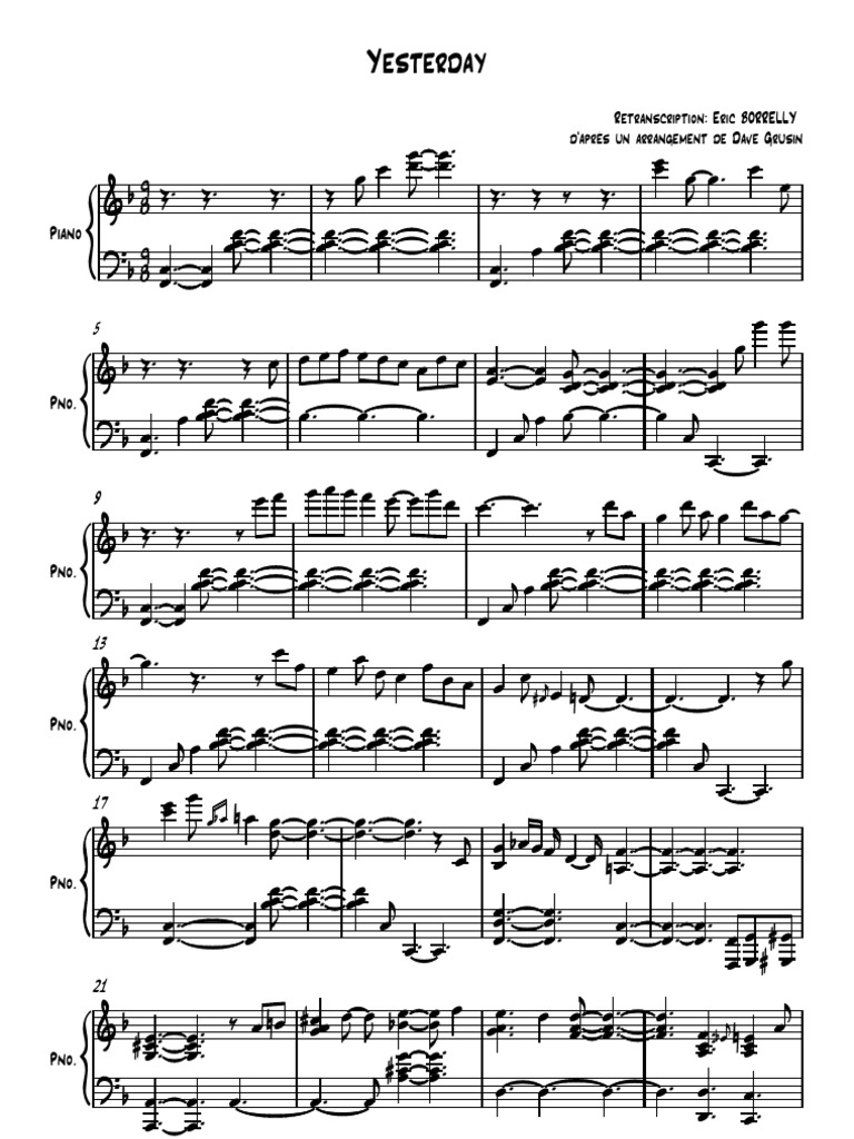 Piano Sheets | PDF