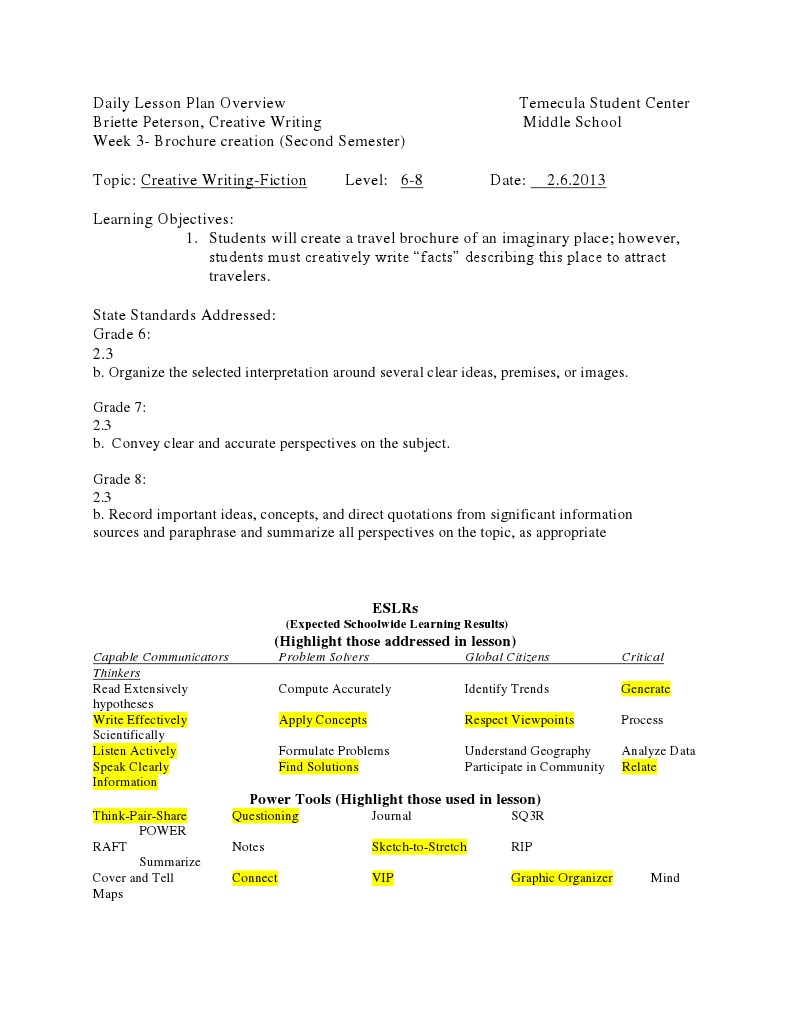 Creative Writing for Grades 6-8 | PDF | Essays | Narrative