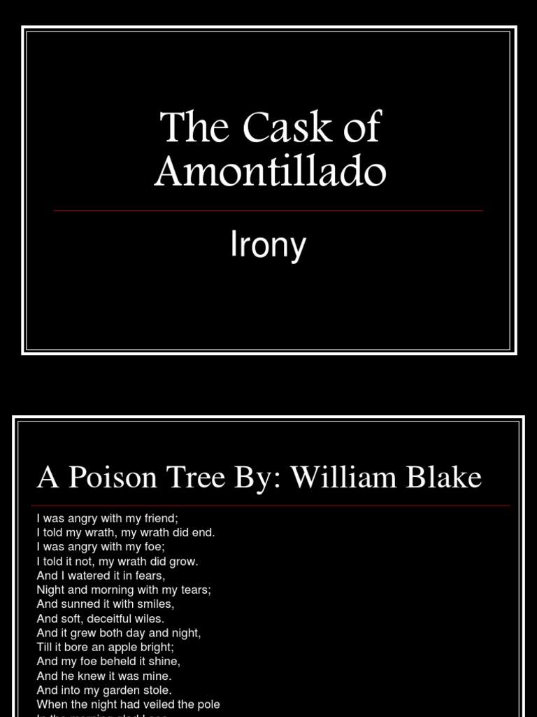 The Cask of Amontillado | PDF | General Fiction