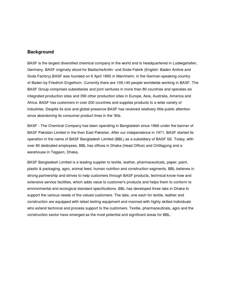 ERP in BASF | PDF | Supply Chain Management | Industries