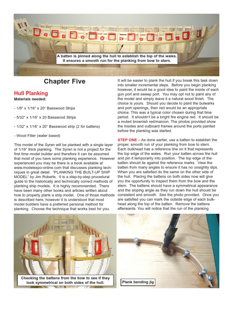 Hull Planking | PDF | Hull (Watercraft) | Stern