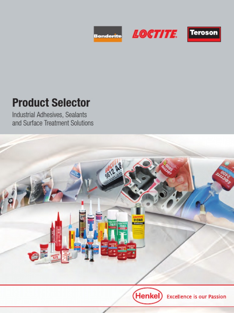 Loctite Product Selection | PDF | Adhesive | Screw