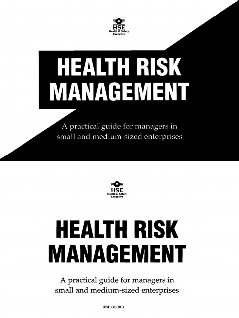 HSG 137 Health Risk Management | PDF | Personal Protective Equipment ...