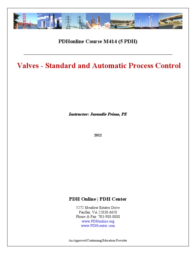 Valves - Standard and Automatic Process Control | PDF | Valve | Pipe ...