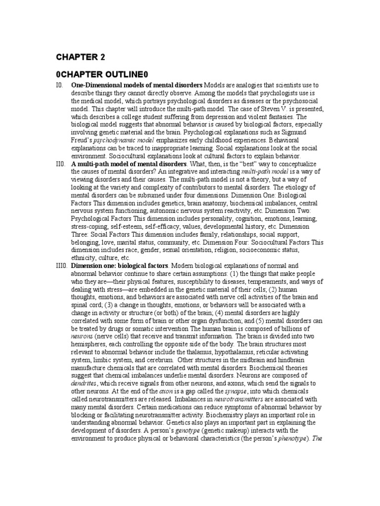 Understanding Abnormal Behavior CH 2 | PDF | Psychoanalysis | Id