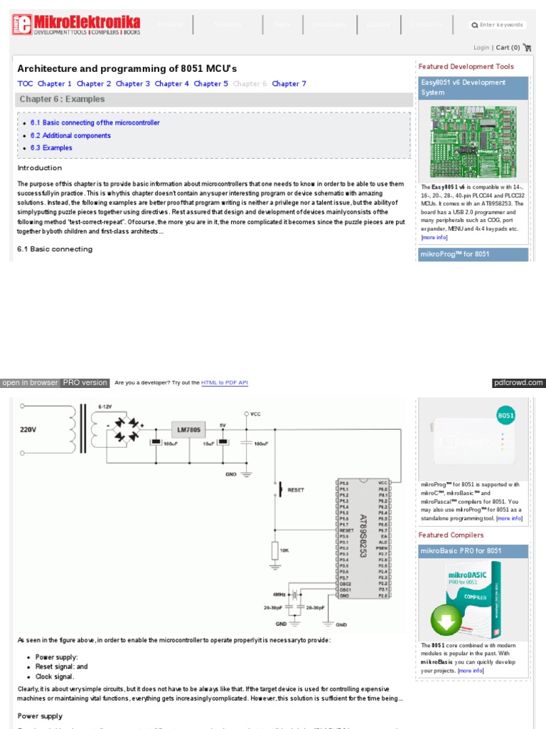 WWW Mikroe Com Chapters View 69 Chapter 6 Examples | PDF | Relay | Switch