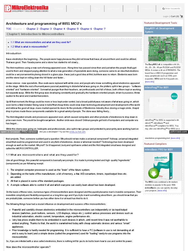 WWW Mikroe Com Chapters View 64 Chapter 1 Introduction To Mi | PDF ...