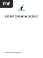 Postnatal Exercise Guidelines and Benefits | PDF | Abdomen | Breathing