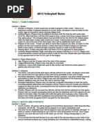 USAV Volleyball Line-Up Sheet | PDF | Volleyball | Olympic Sports