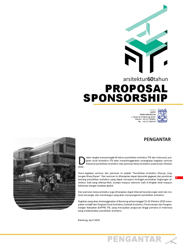Contoh Proposal Sponsorship | PDF