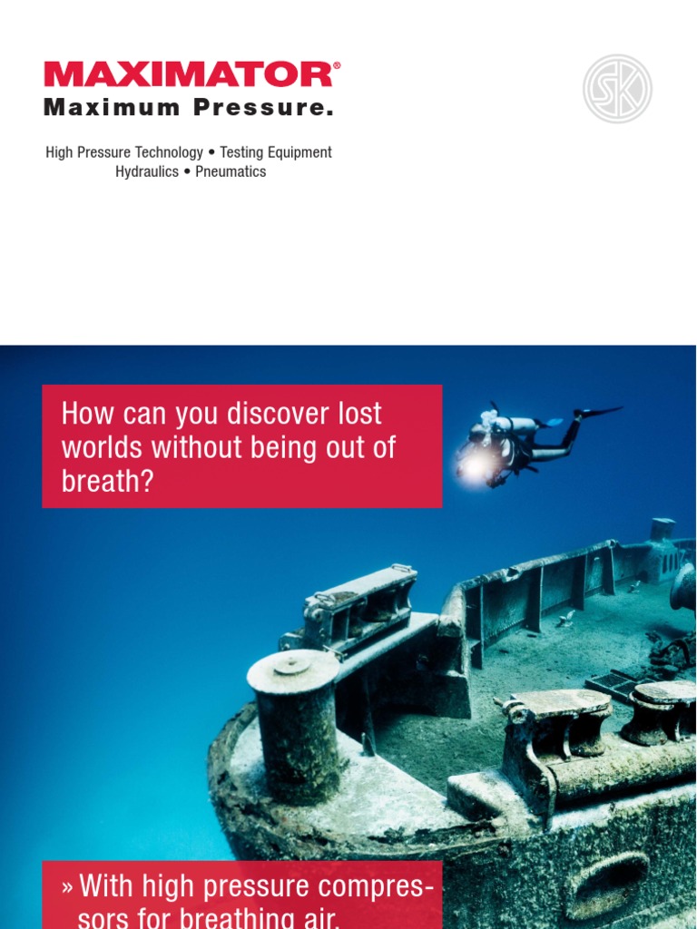 Maximator High Pressure Compressors MX-Series | PDF | Gas Compressor ...