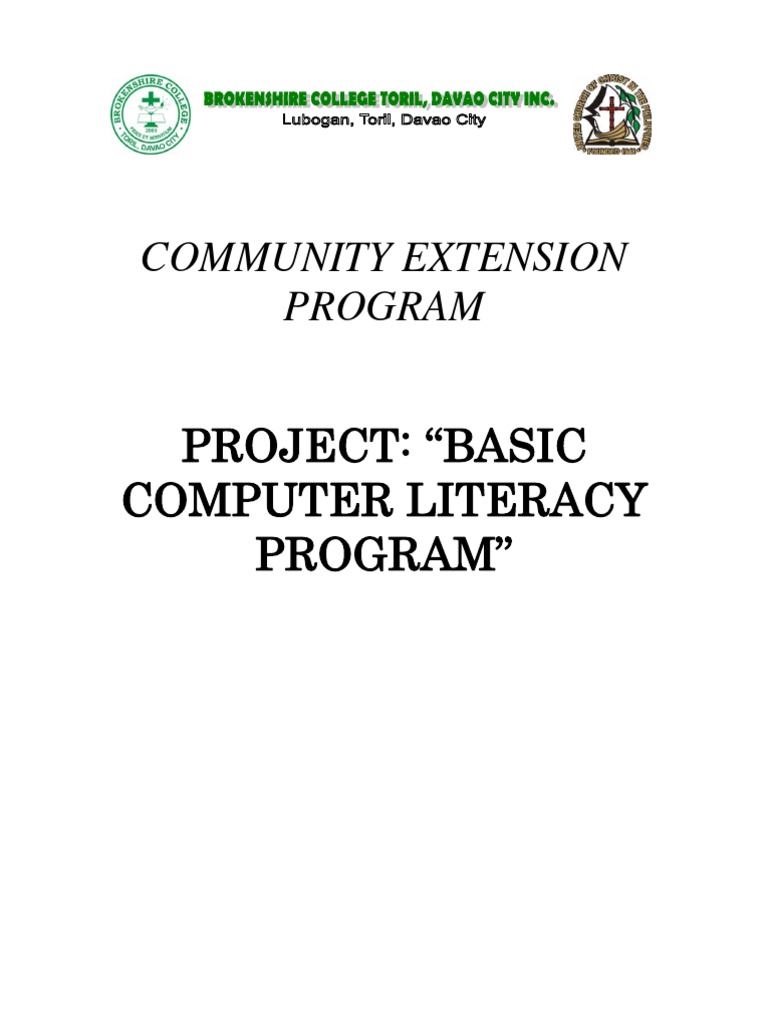 COMMUNITY EXTENSION PROGRAM | Computer Program | Application Software ...